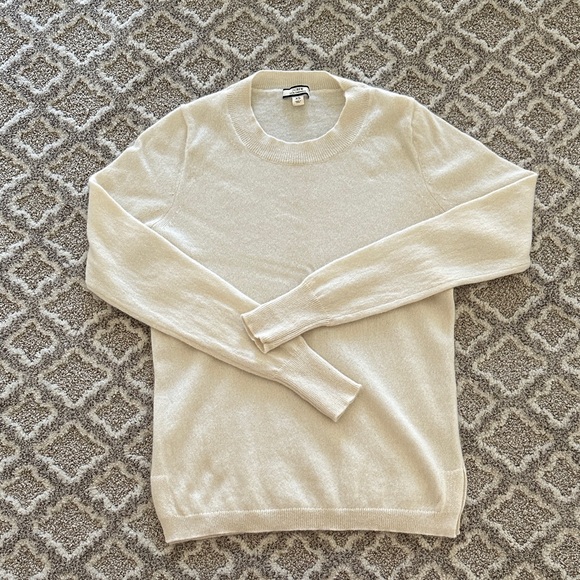 J. Crew | Sweaters | J Crew 0 Cashmere Cream Sweater | Poshmark